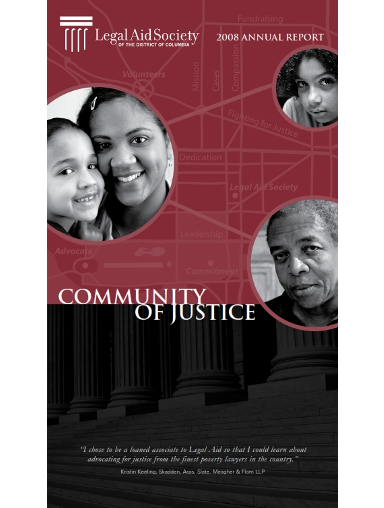 Annual Reports | Legal Aid - District of Columbia